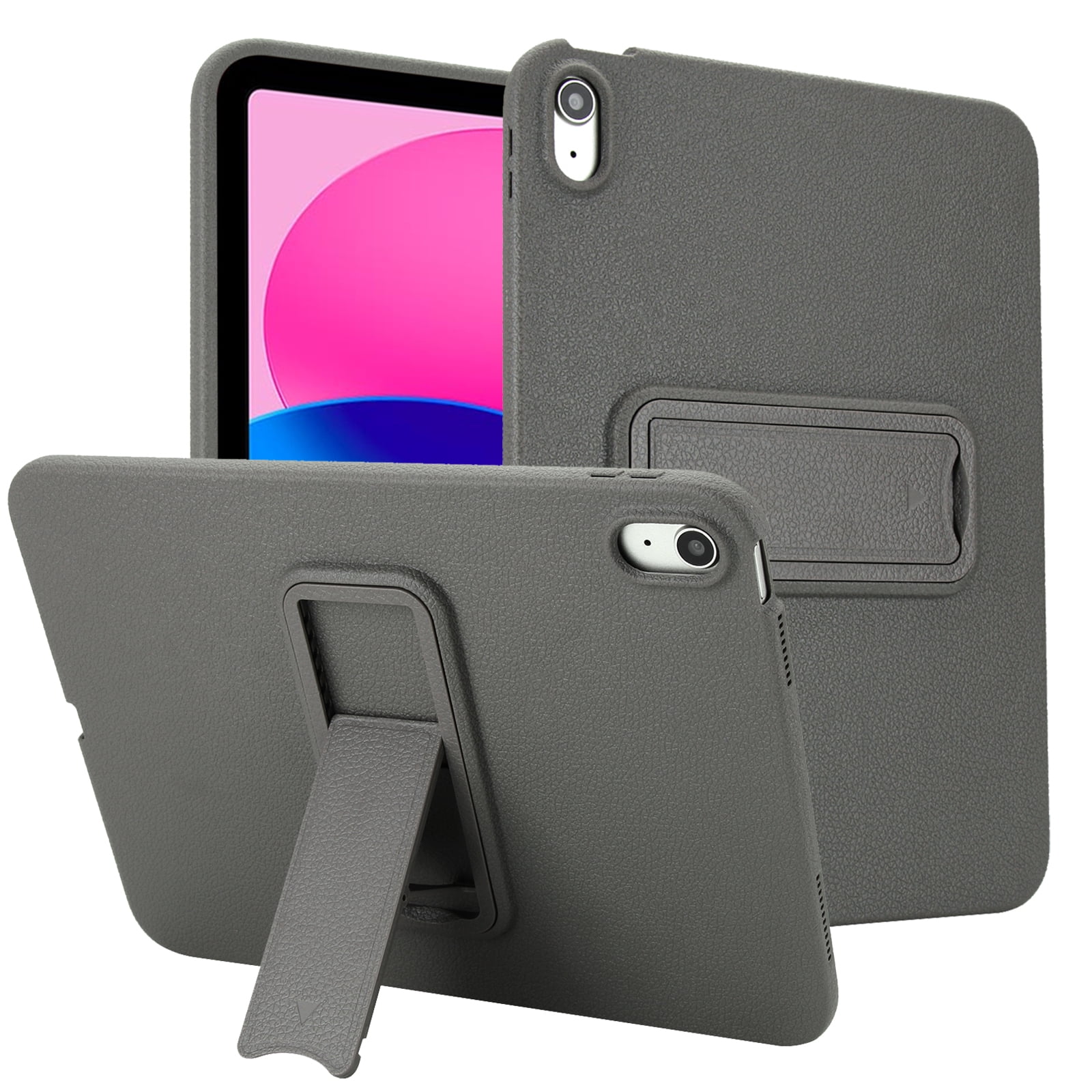 ELEHOLD Case for iPad Mini 7th 6th Generation, Shockproof Dual-Layer PU ...