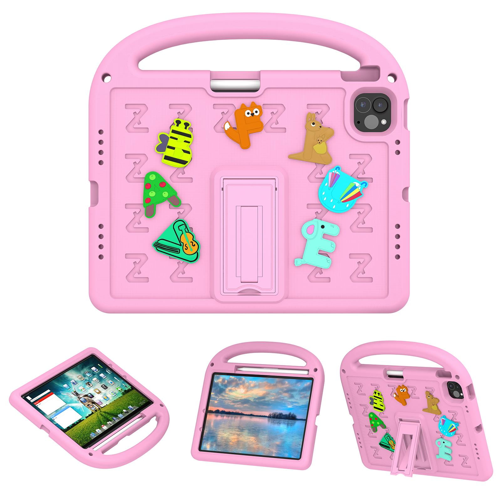 ELEHOLD Case for iPad Pro 11 2022/2021/2020/2018, Fun Animal Design EVA ...