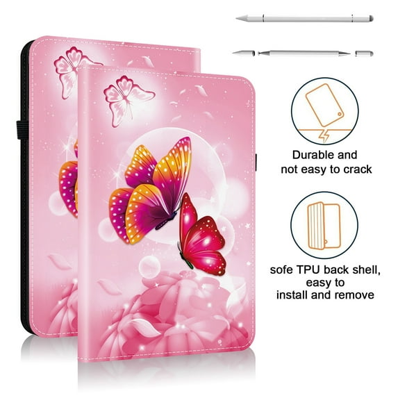 ELEHOLD Case for iPad mini12345, Shockproof PU Leather Flip Case with ...