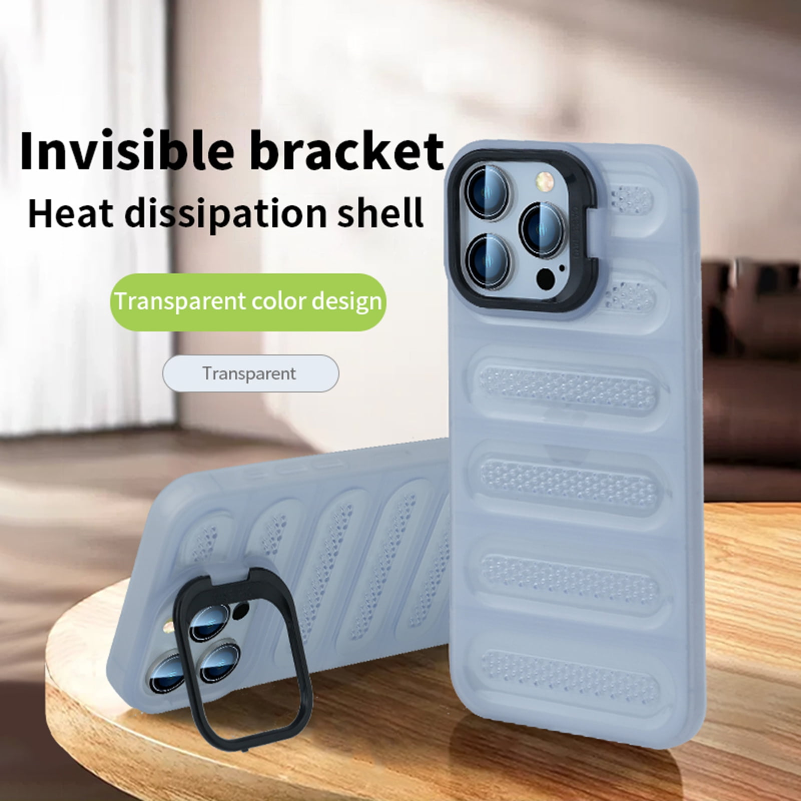 ELEHOLD Case for iPhone 13 Pro, Shockproof Heat Dissipation Case Built ...