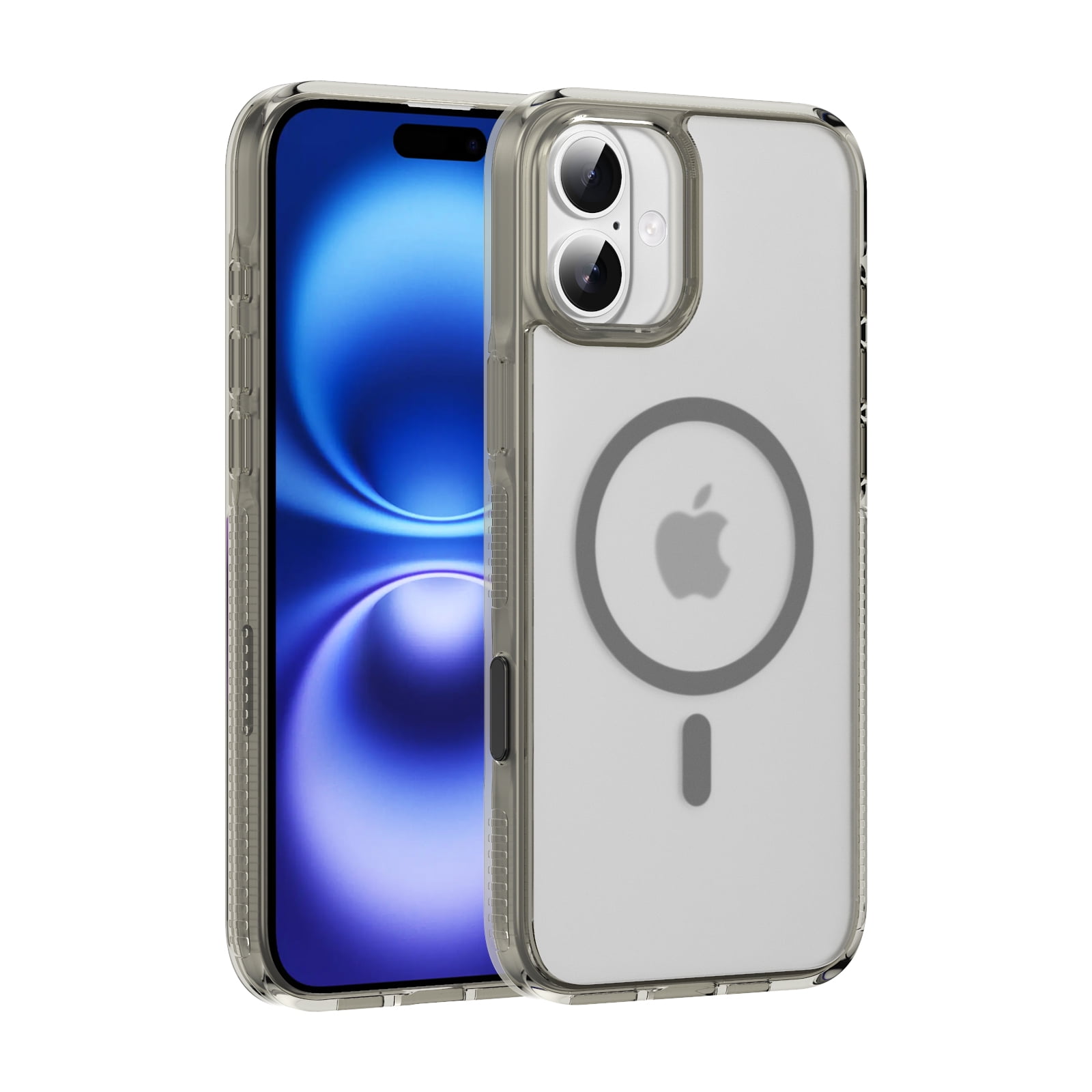 ELEHOLD Case for iPhone 16, Shockproof Magnetic Clear Case for Wireless ...