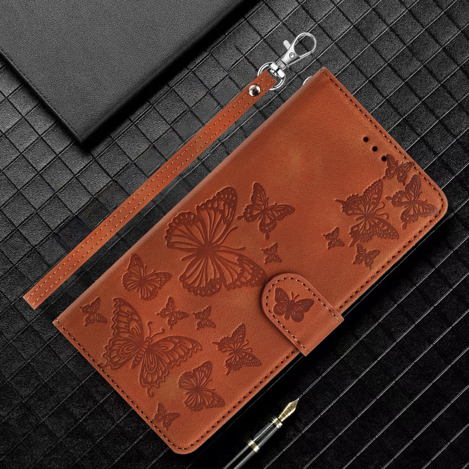 ELEHOLD Case for iPhone 17 Pro Max, Butterfly Embossed Shockproof ...