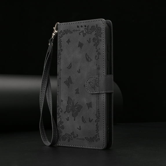 ELEHOLD Case for iPhone 17 Pro, Shockproof Leather Wallet Stand Phone ...