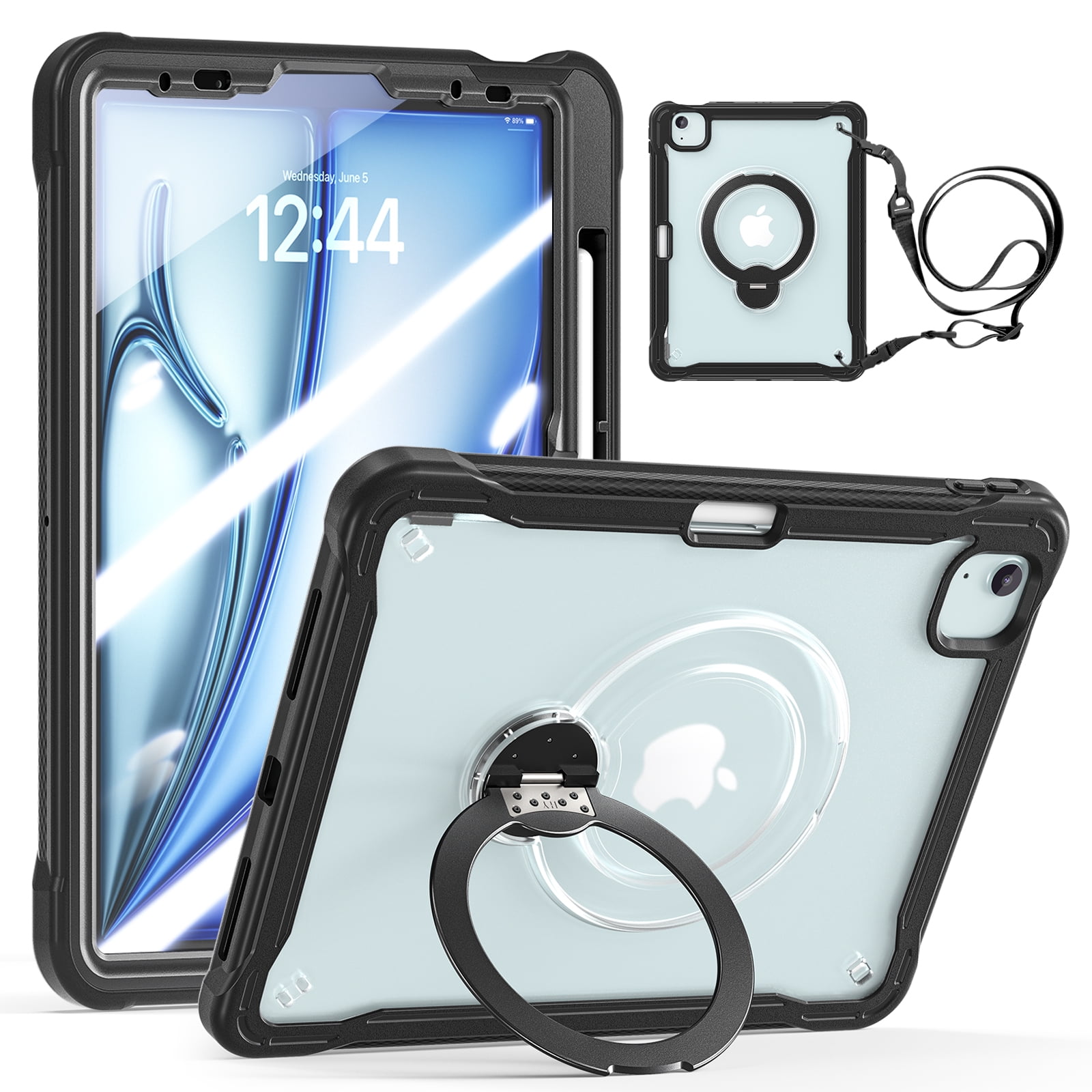 ELEHOLD Case For iPad Air 11-inch M3 (2025) / M2 (2024), iPad Pro 11 ...