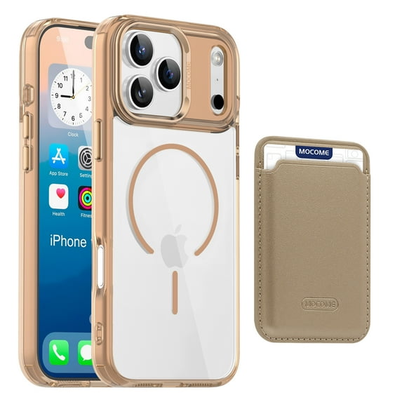 ELEHOLD Clear Magnetic Wallet Case For iPhone 17 Pro Max , Mag Safe ...