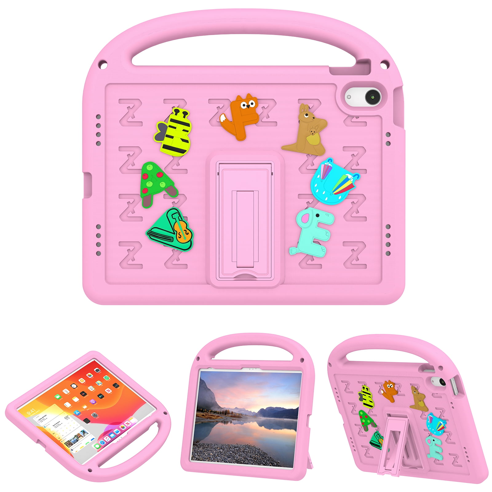 ELEHOLD DIY New Design Case for iPad 10th Generation, Kids Friendly ...