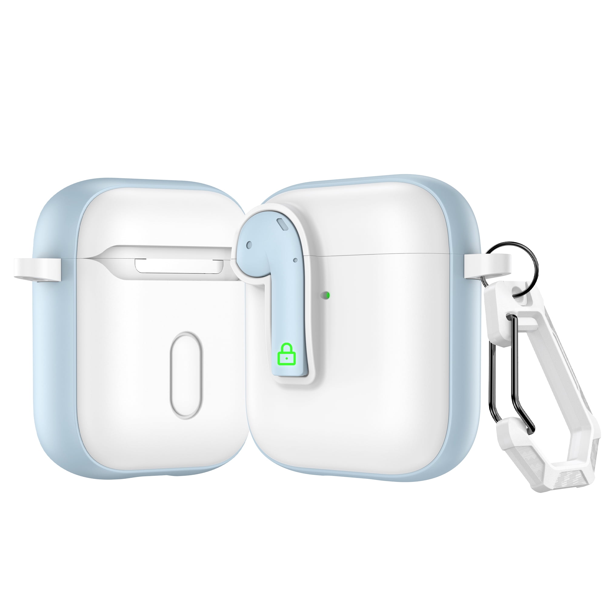 ELEHOLD Double Color Case For Airpods 2nd Gen / 1st Gen Full Body ...