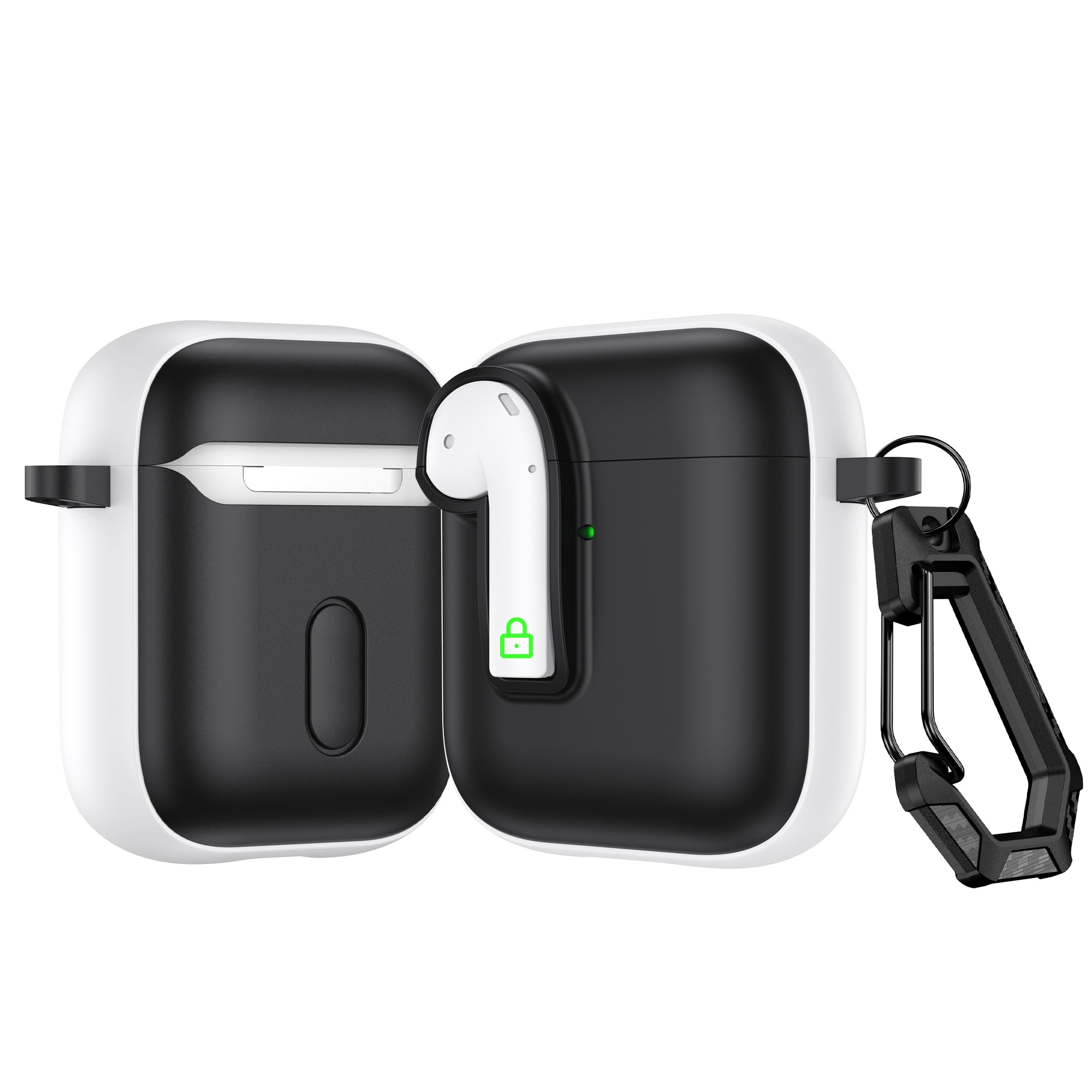 ELEHOLD Double Color Case For Airpods 2nd Gen / 1st Gen Full Body ...