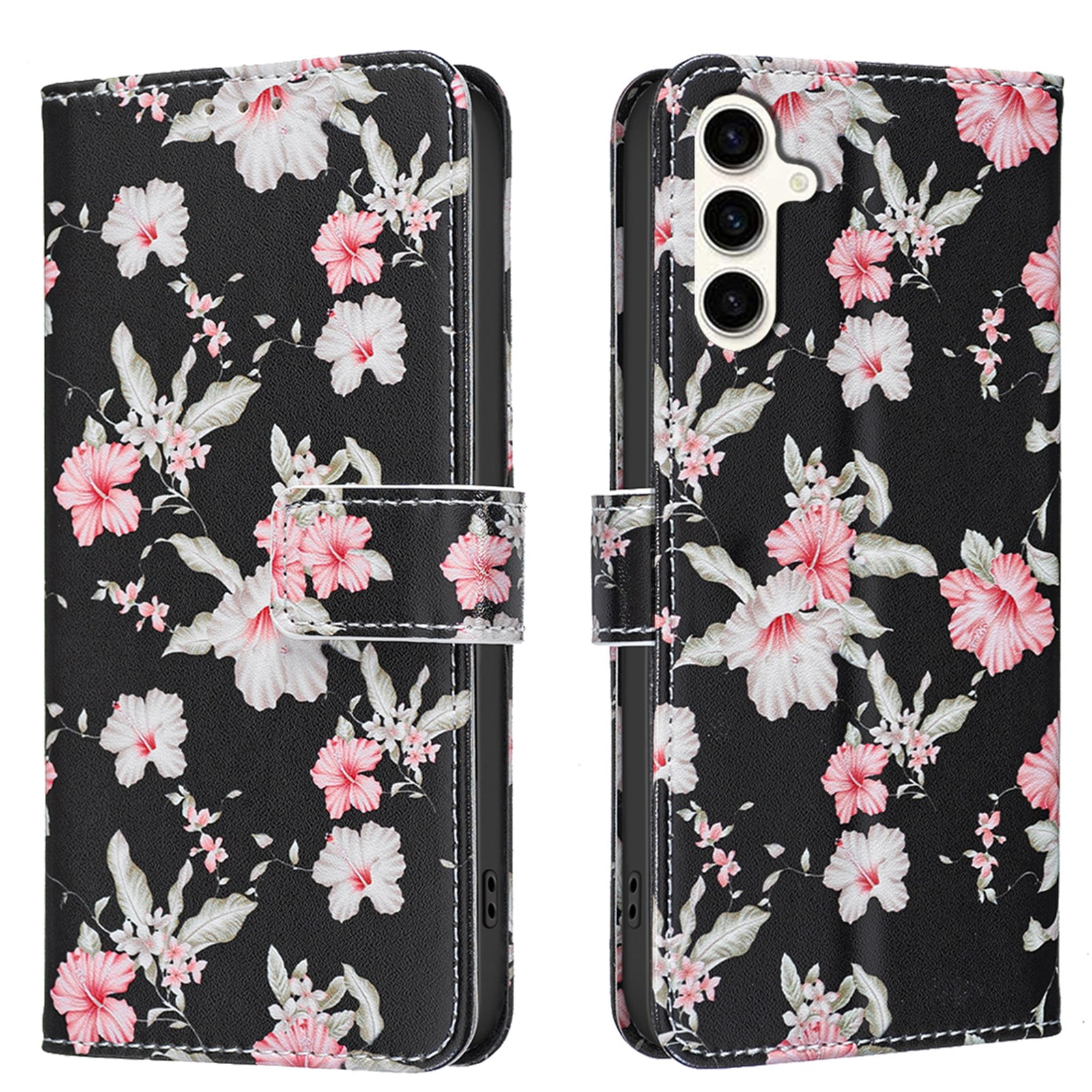 ELEHOLD Flip Wallet Phone Case For Samsung Galaxy A06, Cute Butterfly ...