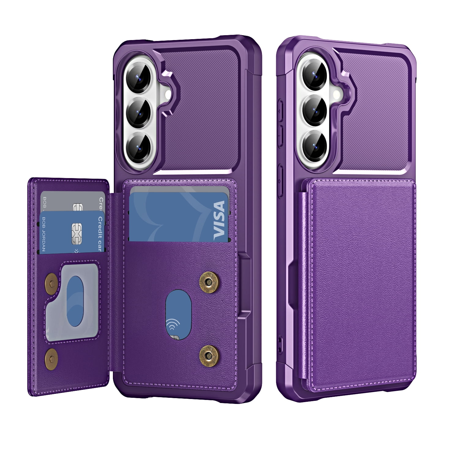 ELEHOLD For Samsung Galaxy A17 5G Wallet Case, Shockproof Rugged PC+ ...