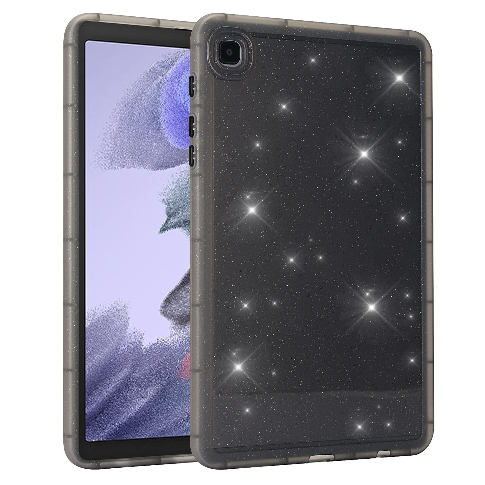 ELEHOLD For Samsung Galaxy Tab A9 Slim Glitter Clear Case Soft TPU ...