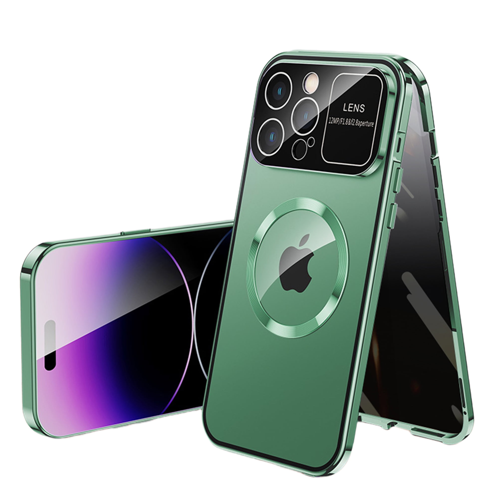 ELEHOLD Full Body Case for iPhone 14 Pro Max Magnetic Case with Anti ...