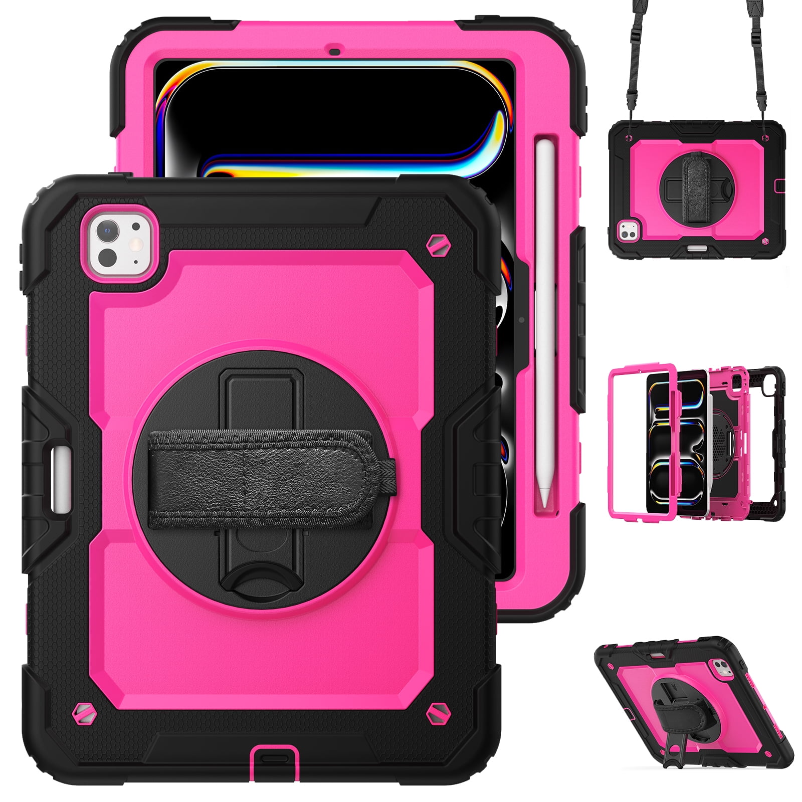 ELEHOLD Full Body Protective Case for iPad Pro 13-inch (M5) 2025 With ...