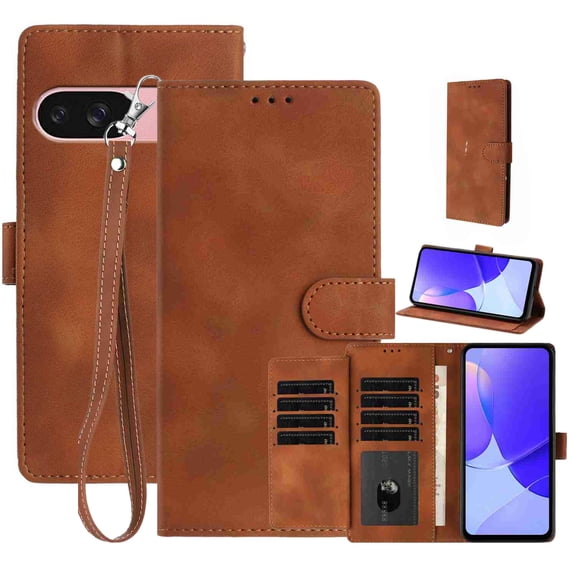 ELEHOLD For Google Pixel 10 Pro XL Flip Wallet Case , Shockproof ...