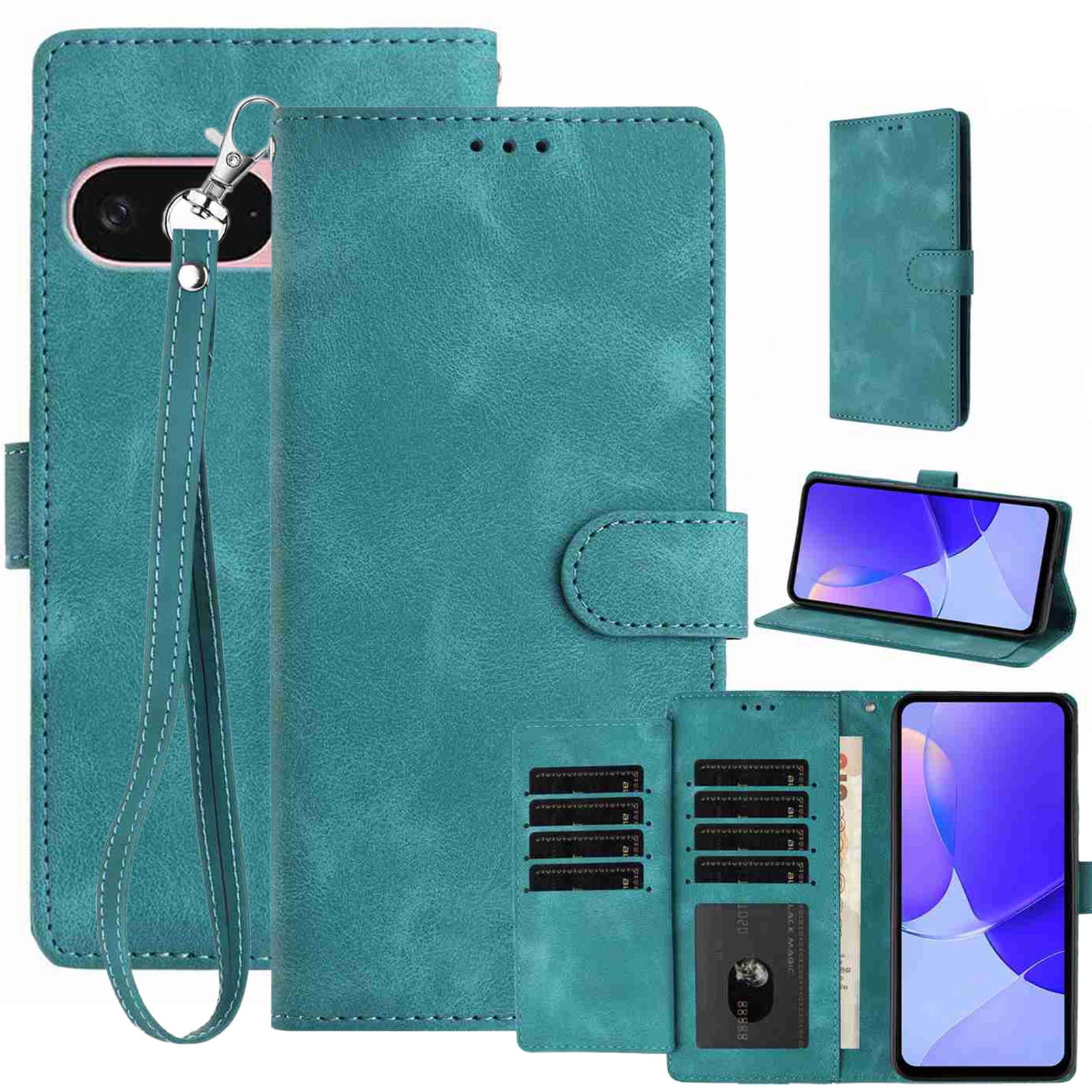 ELEHOLD For Google Pixel 10 Pro XL Flip Wallet Case , Shockproof ...