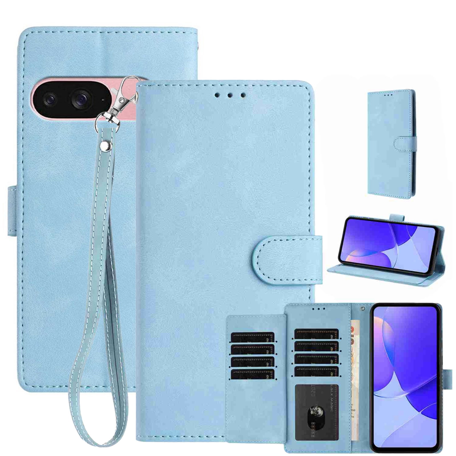 ELEHOLD For Google Pixel 10 Pro XL Flip Wallet Case , Shockproof ...
