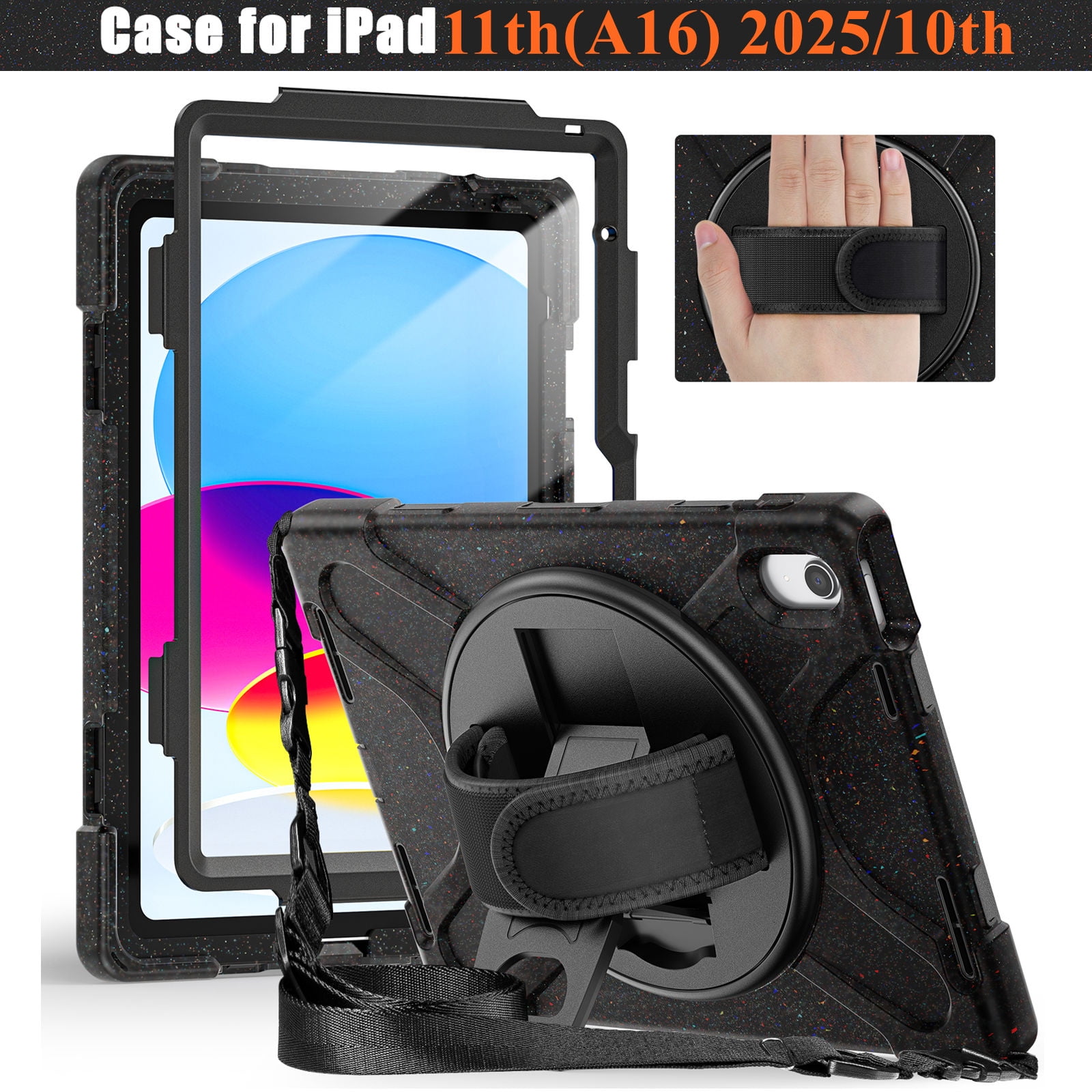 ELEHOLD Heavy Duty Case for iPad 11th Gen (A16) 2025/ 10th Gen, Built ...