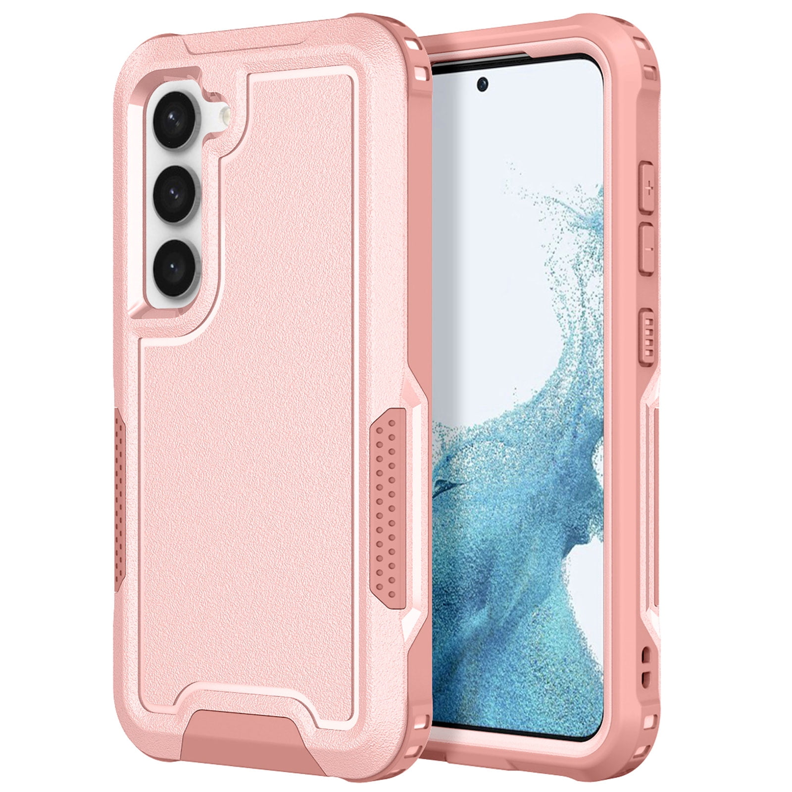 ELEHOLD Heavy Duty Hybrid Case for Samsung Galaxy S23 FE Rugged Hard PC ...