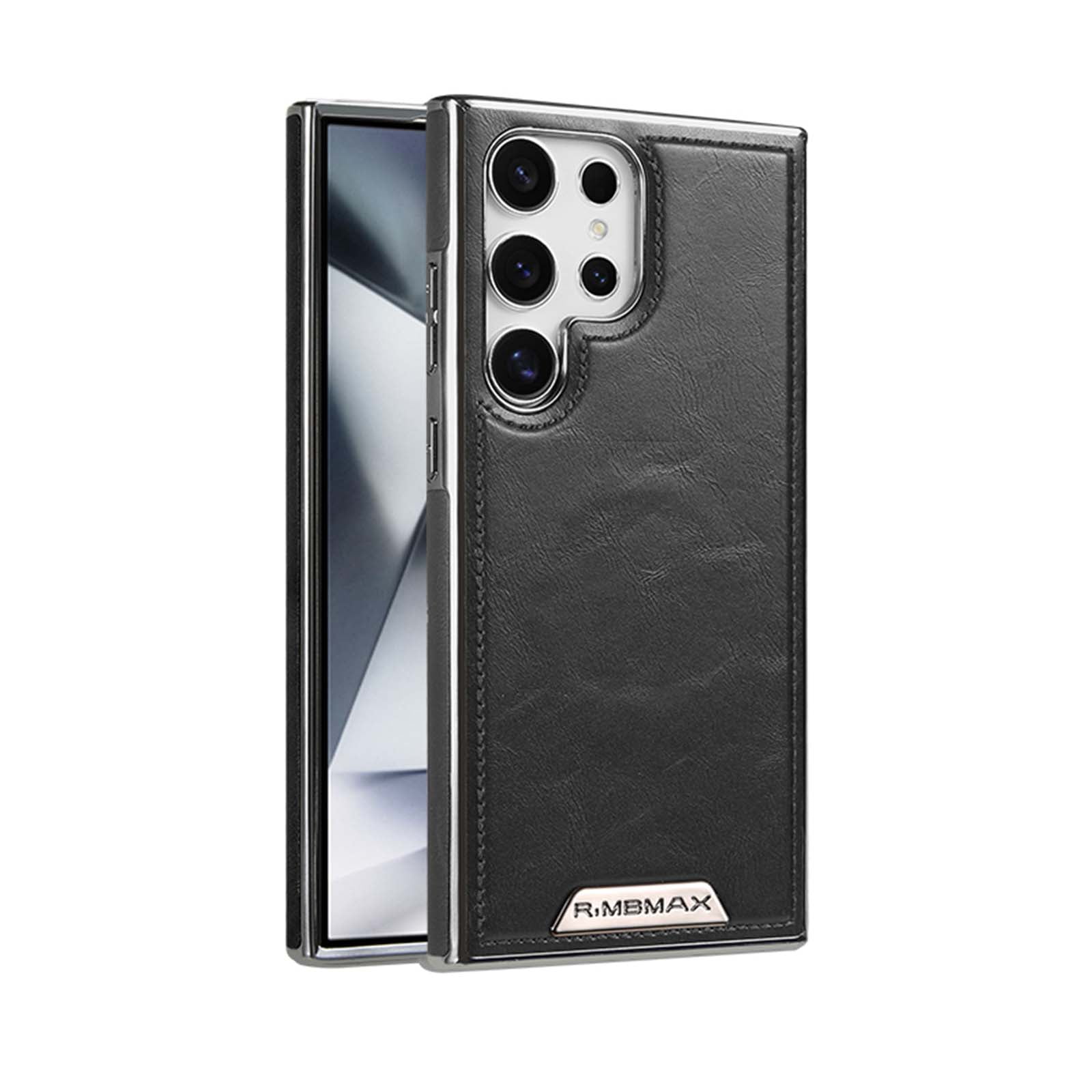 ELEHOLD Hybrid Rugged Case For Samsung Galaxy S25 Ultra – PU Leather ...