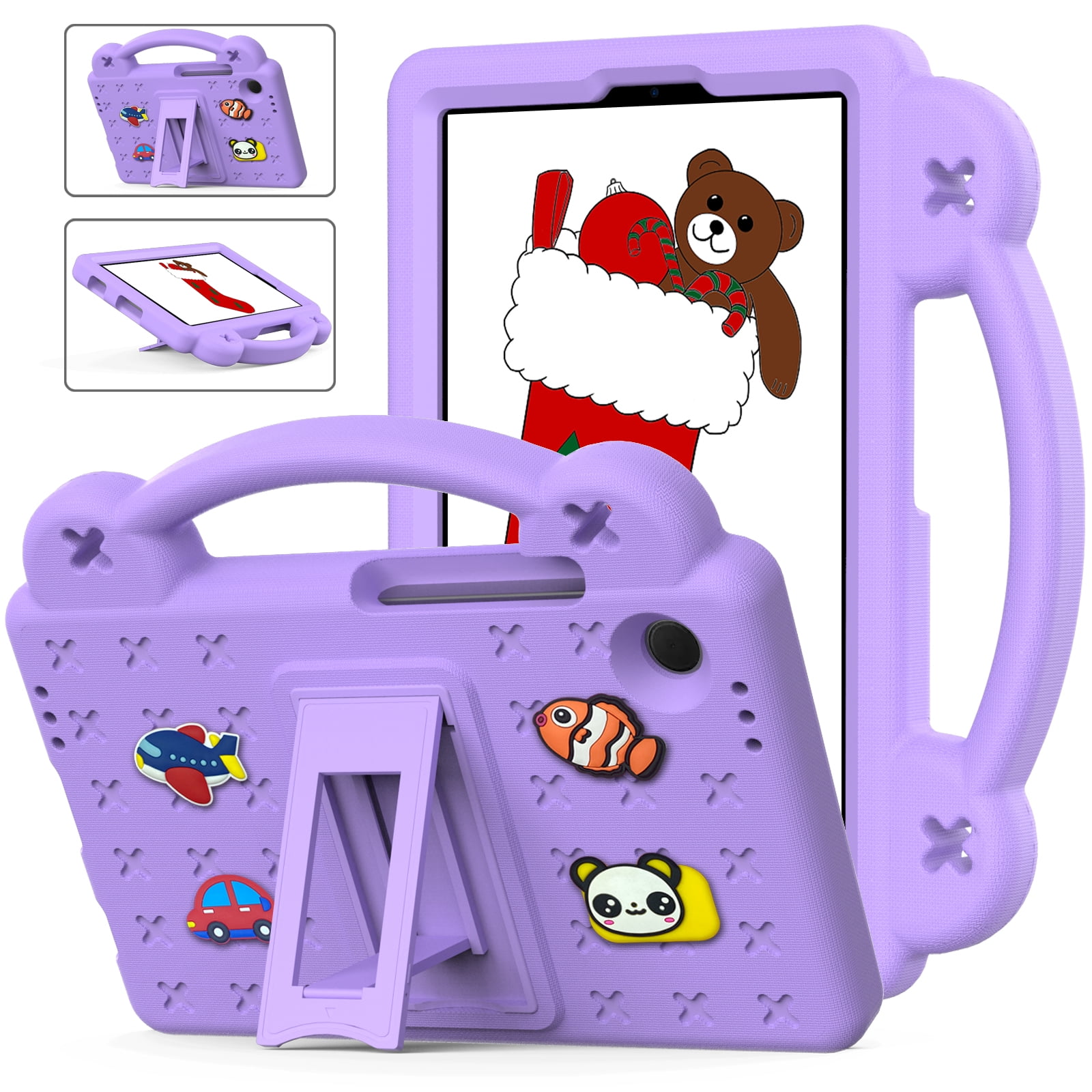 ELEHOLD Kids Case for Samsung Galaxy Tab A9 EVA Foam Cute Cartoon Case ...
