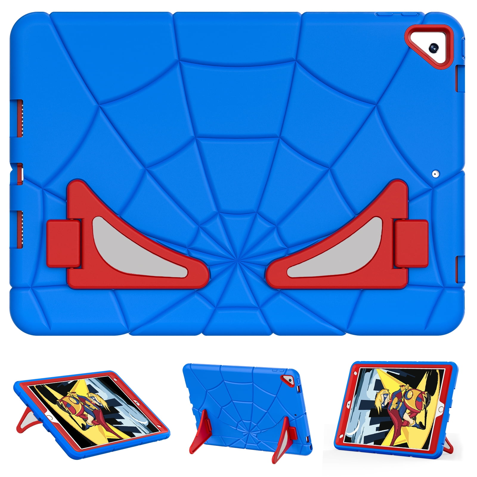 ELEHOLD Kids Friendly Case for iPad 9th/8th/7th Gen Case 2021/2020/2019 ...