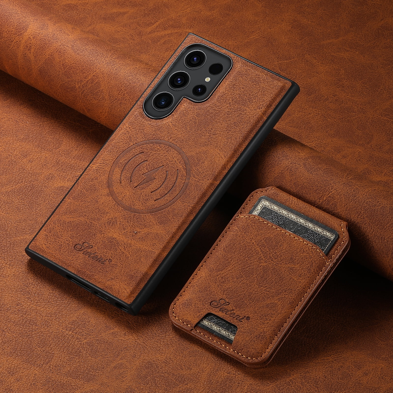 ELEHOLD Leather Case for Samsung Galaxy Note 20 Ultra Premium Lychee ...