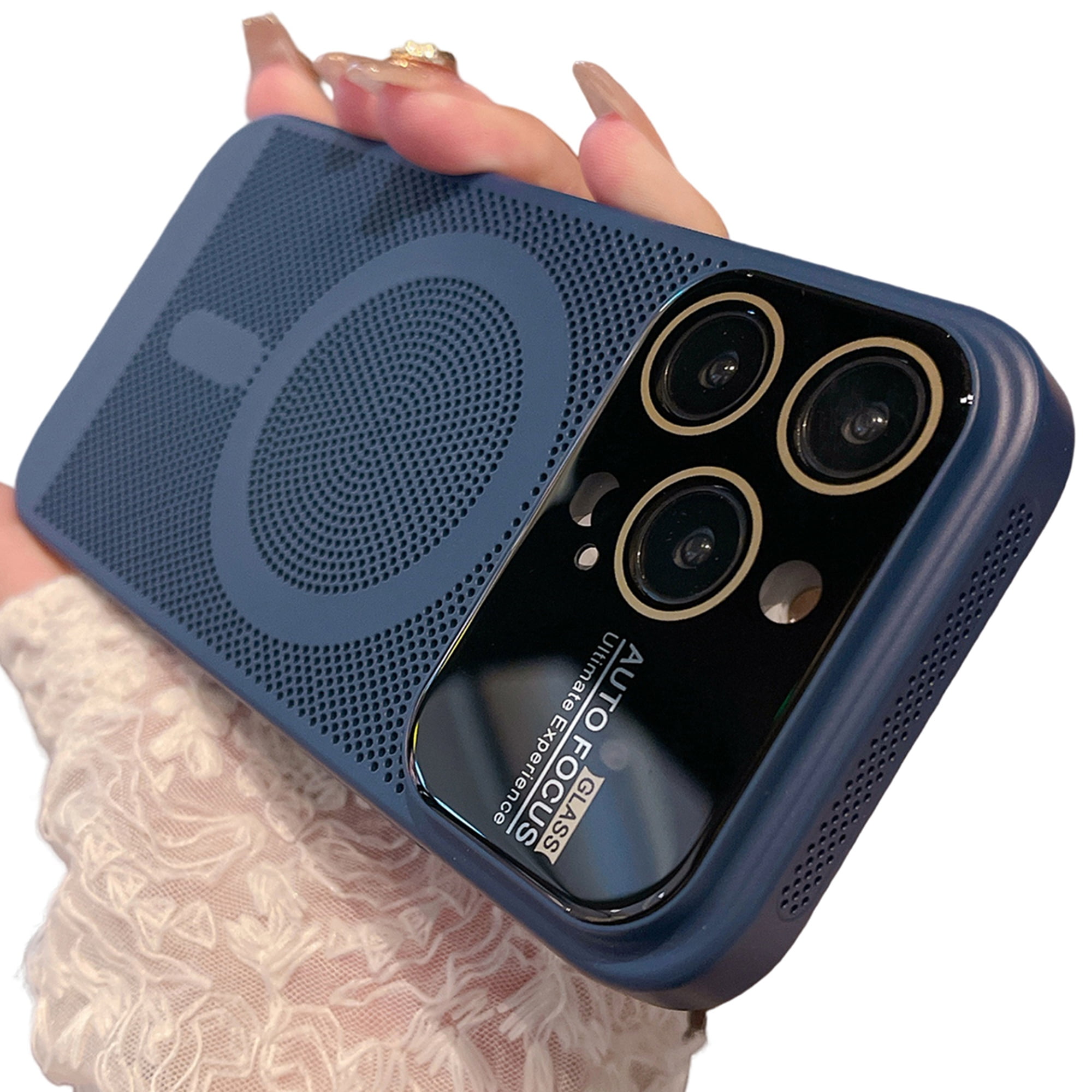 ELEHOLD MagSafe Compatible for iPhone 12 Pro Max Case with Full Camera ...