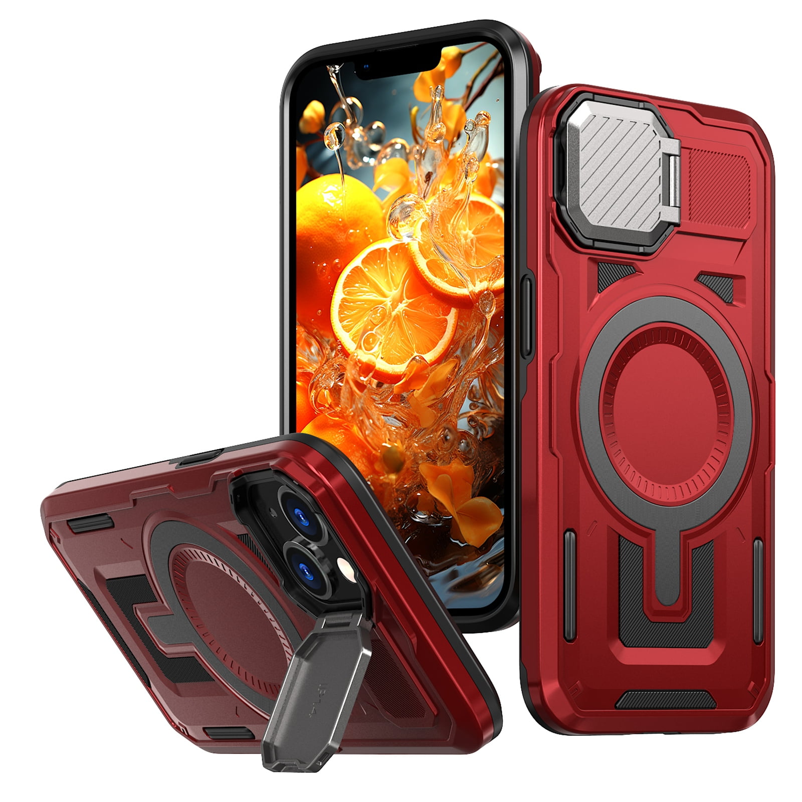ELEHOLD Magnetic Case for iPhone 15 Plus, Military Grade Shockproof ...