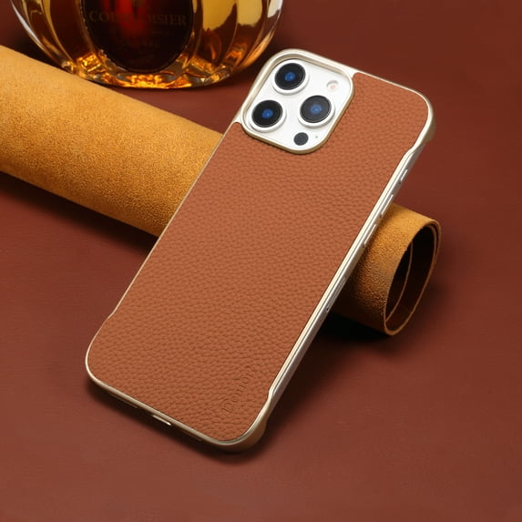 ELEHOLD Magnetic Case for iPhone 16 Pro Max, Leather Texture Shockproof ...