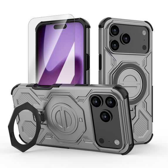ELEHOLD Magnetic Case for iPhone 17 Pro Max, Rugged Shockproof Cover ...