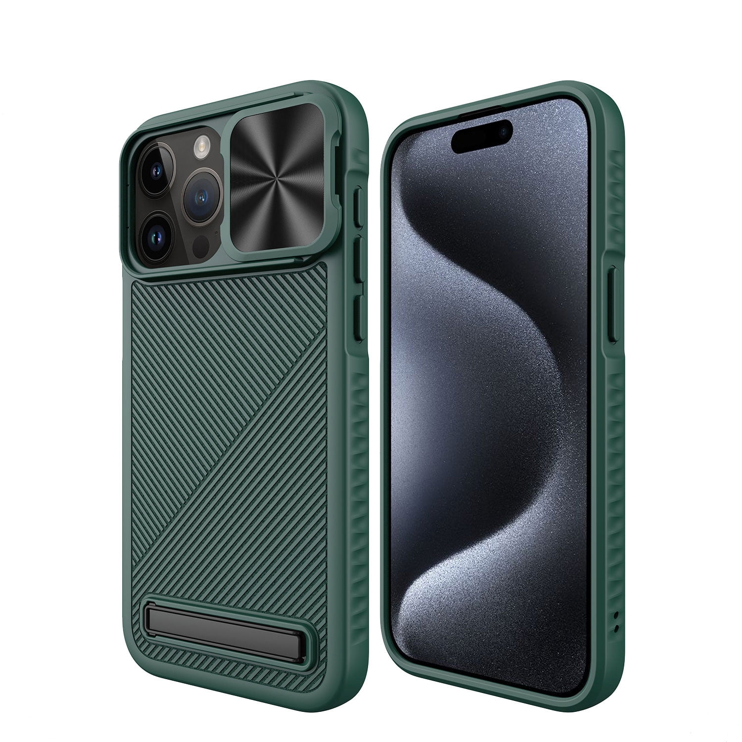 ELEHOLD Magnetic Case for iPhone 15 Pro Max,Rugged Hard PC Case with ...