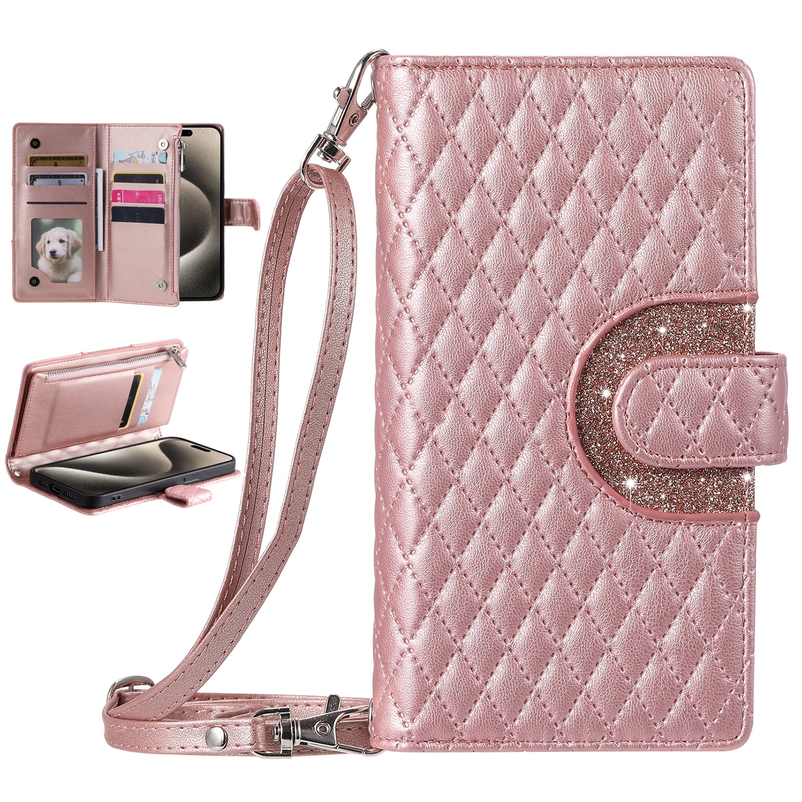 ELEHOLD for Moto G Stylus 5G 2021 Wallet Case Crossbody for Women, Moto ...