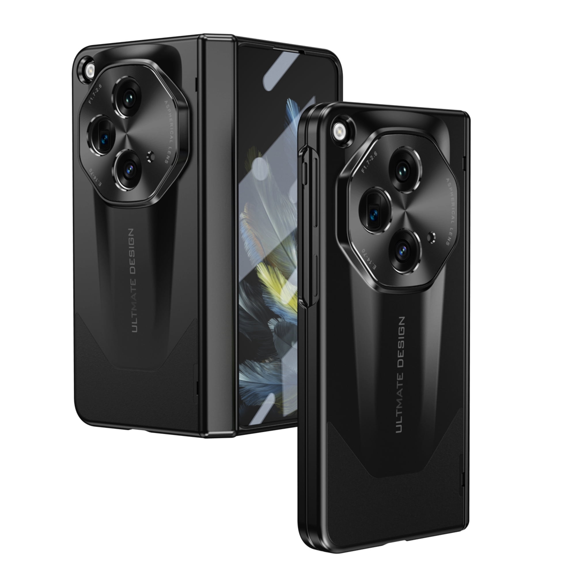 ELEHOLD for OnePlus Open Full Body Case with Hinge Protection/ Built-in ...