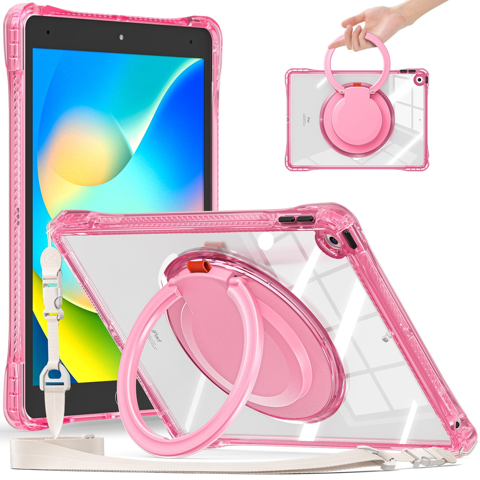 ELEHOLD Rotating Shockproof Case For Apple iPad 10th Gen 2022 Full Body ...