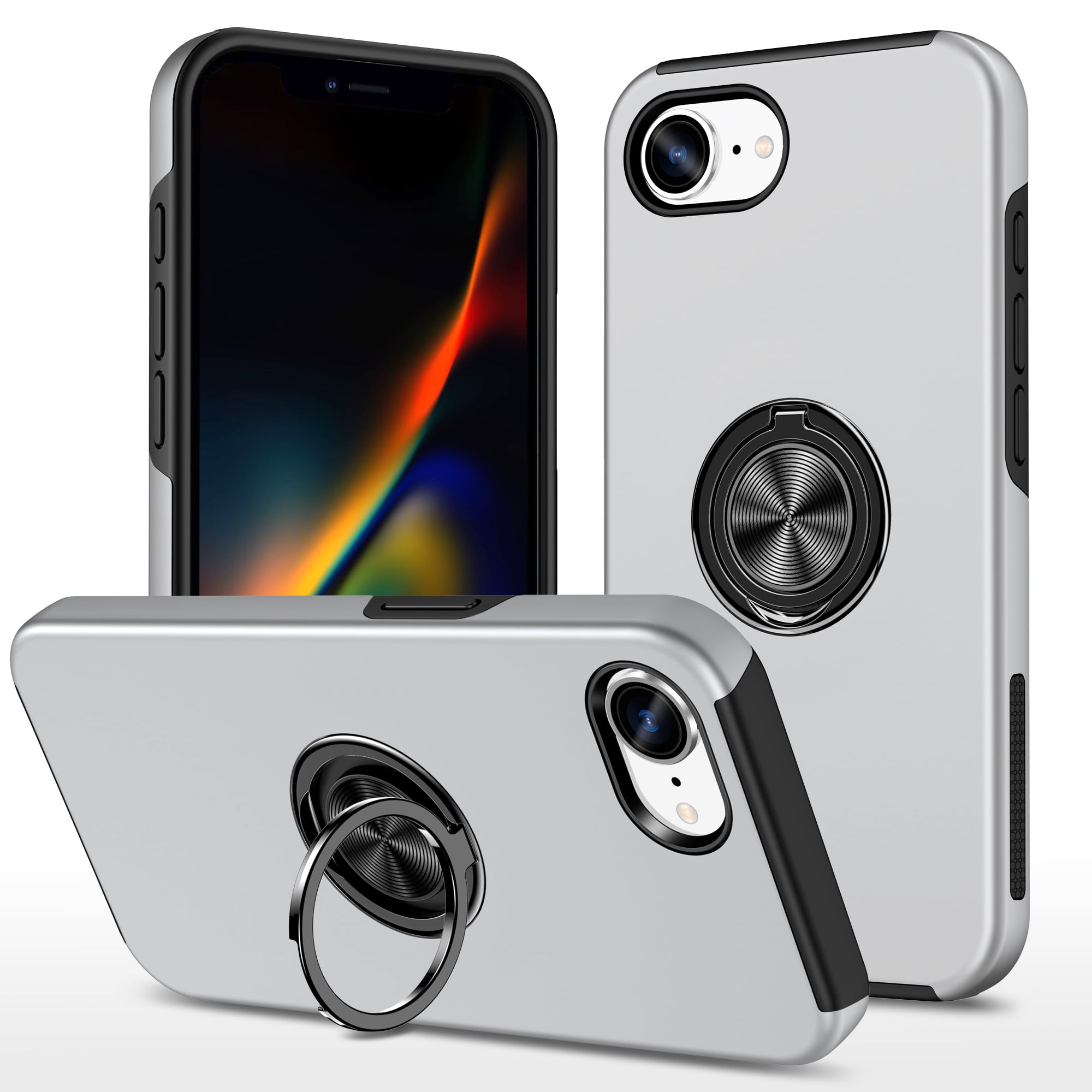 ELEHOLD Rugged Case For iPhone 16e / SE4 2025 Magnetic Shockproof Cover ...