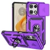 Dteck Rugged Case for Motorola Edge (2025) with Kickstand, Shock ...