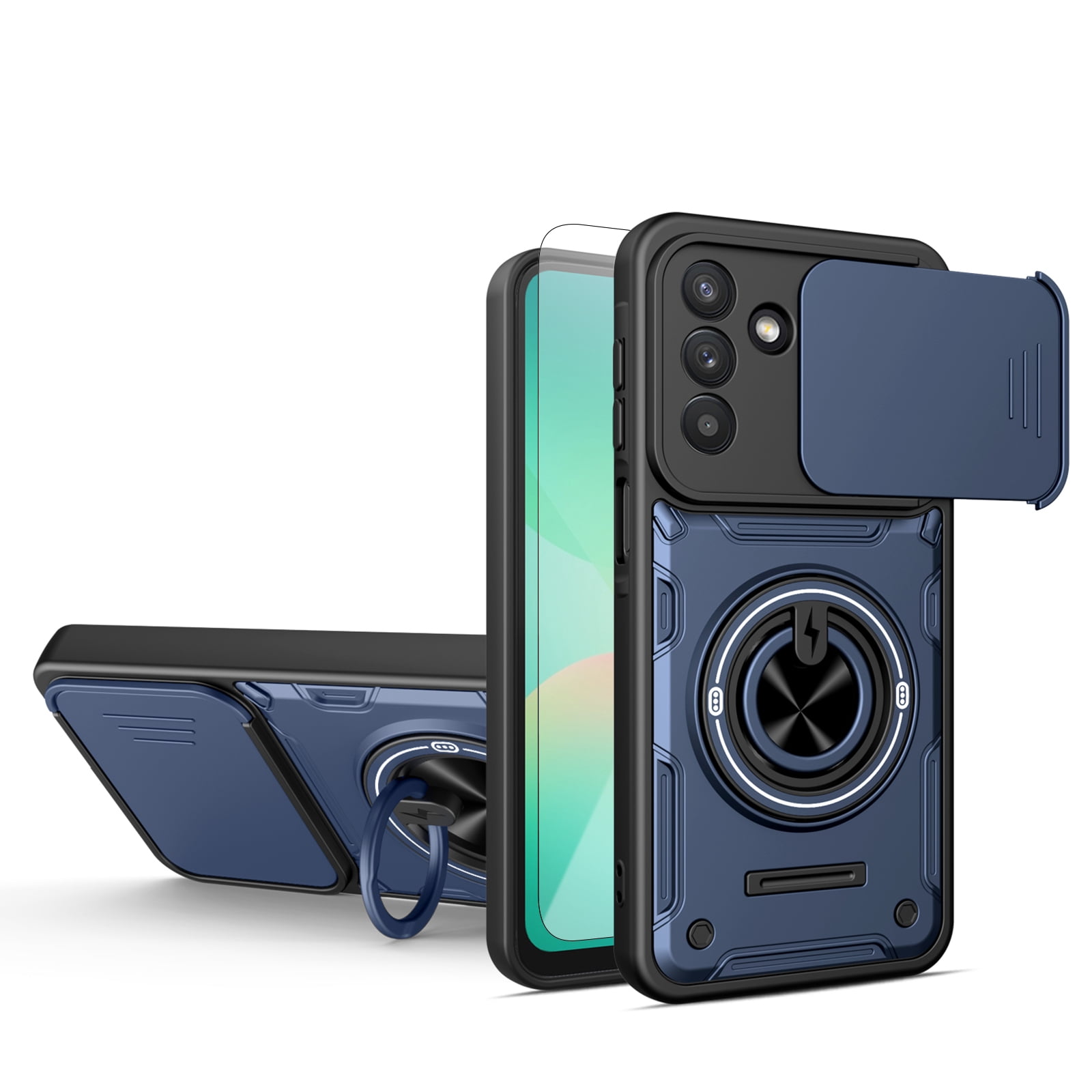 ELEHOLD Rugged Case for Samsung Galaxy A17 5G, Military Grade ...