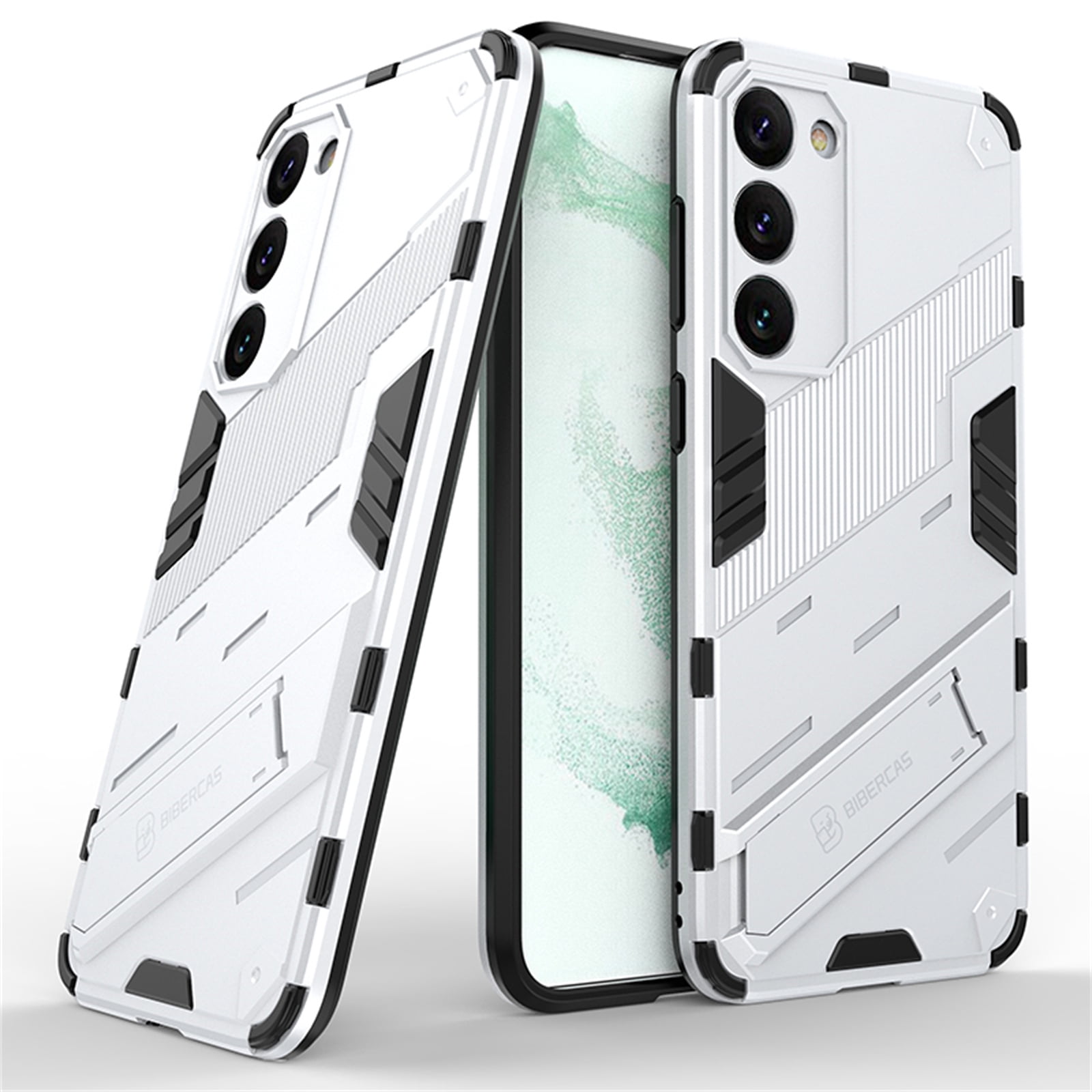 ELEHOLD Rugged Case for Samsung Galaxy S23 Slim Thin Case with Built-in ...