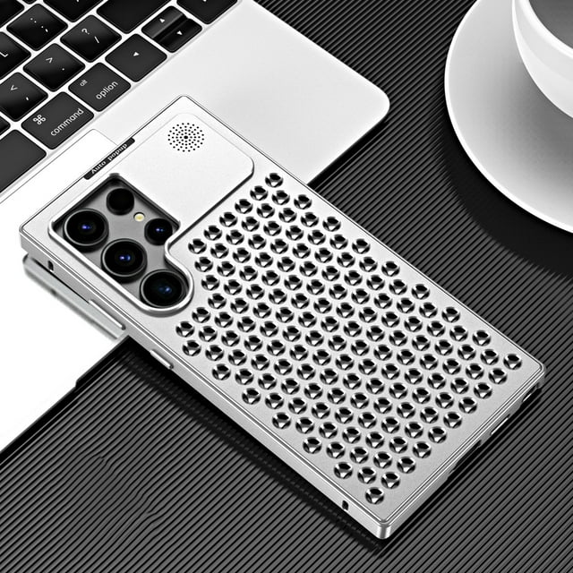 ELEHOLD Rugged Case for Samsung Galaxy S24 Ultra Aluminum Alloy Metal ...