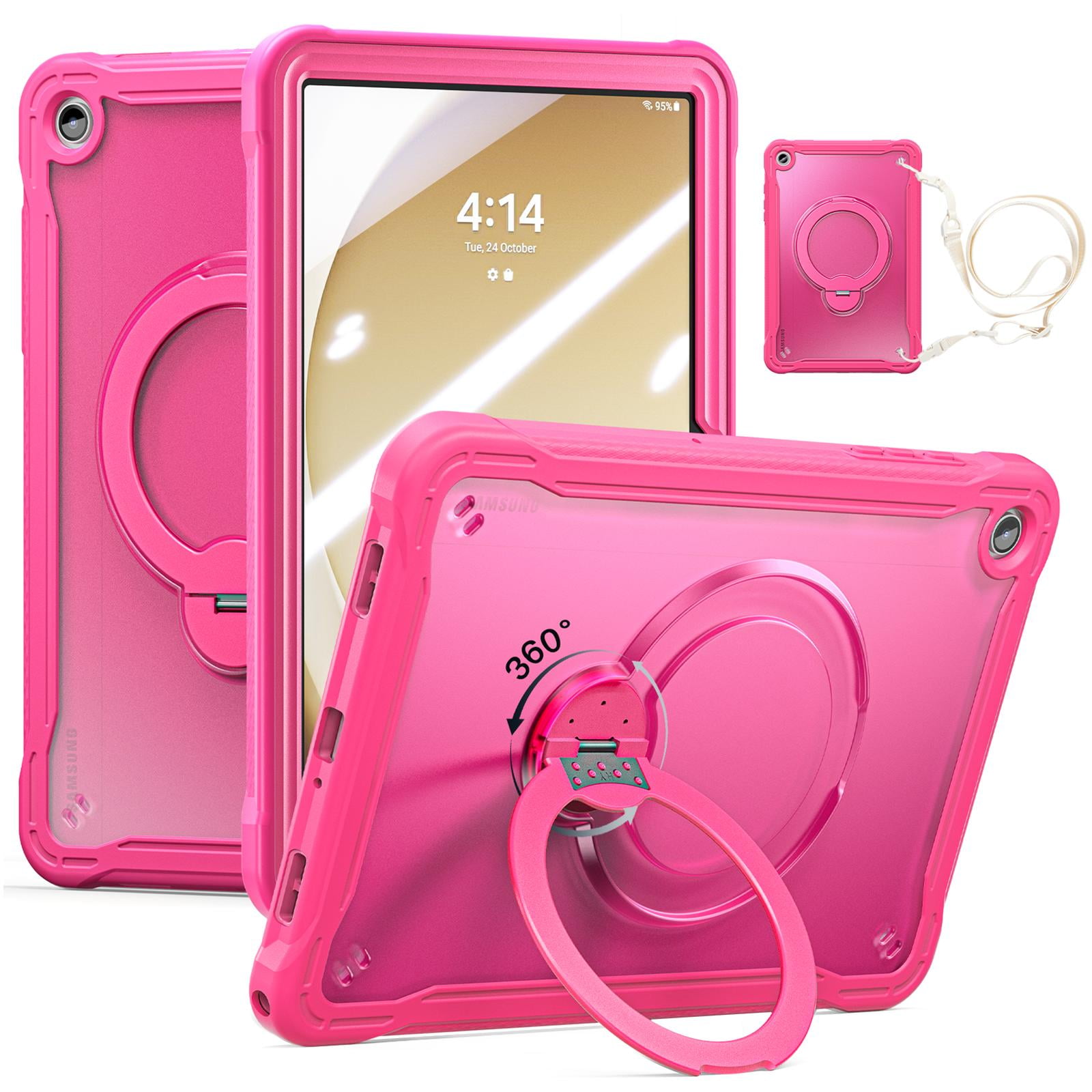 ELEHOLD Rugged Case For Samsung Galaxy Tab A11+ 2025 11-inch With Built ...