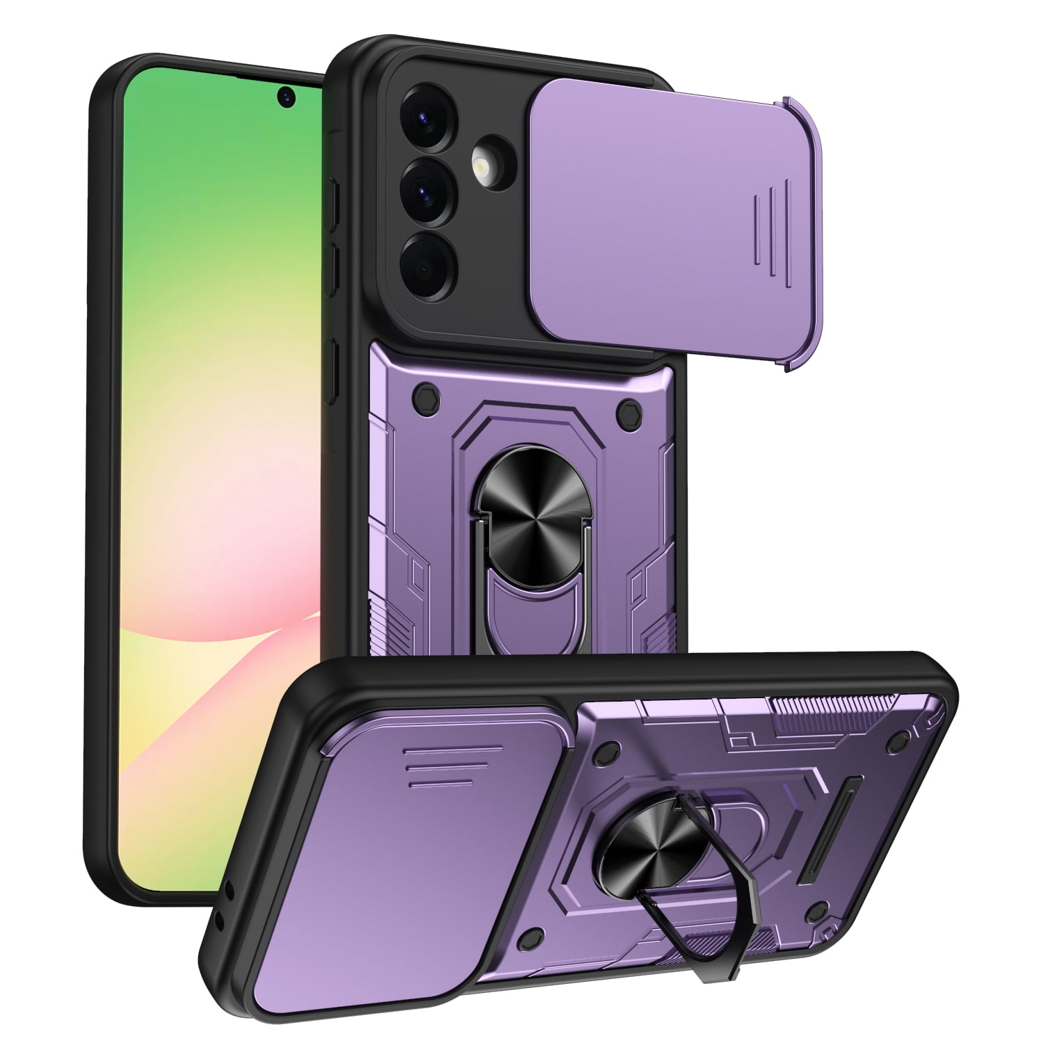 ELEHOLD Rugged Case for Samsung Galaxy A37, Military Grade Shockproof ...