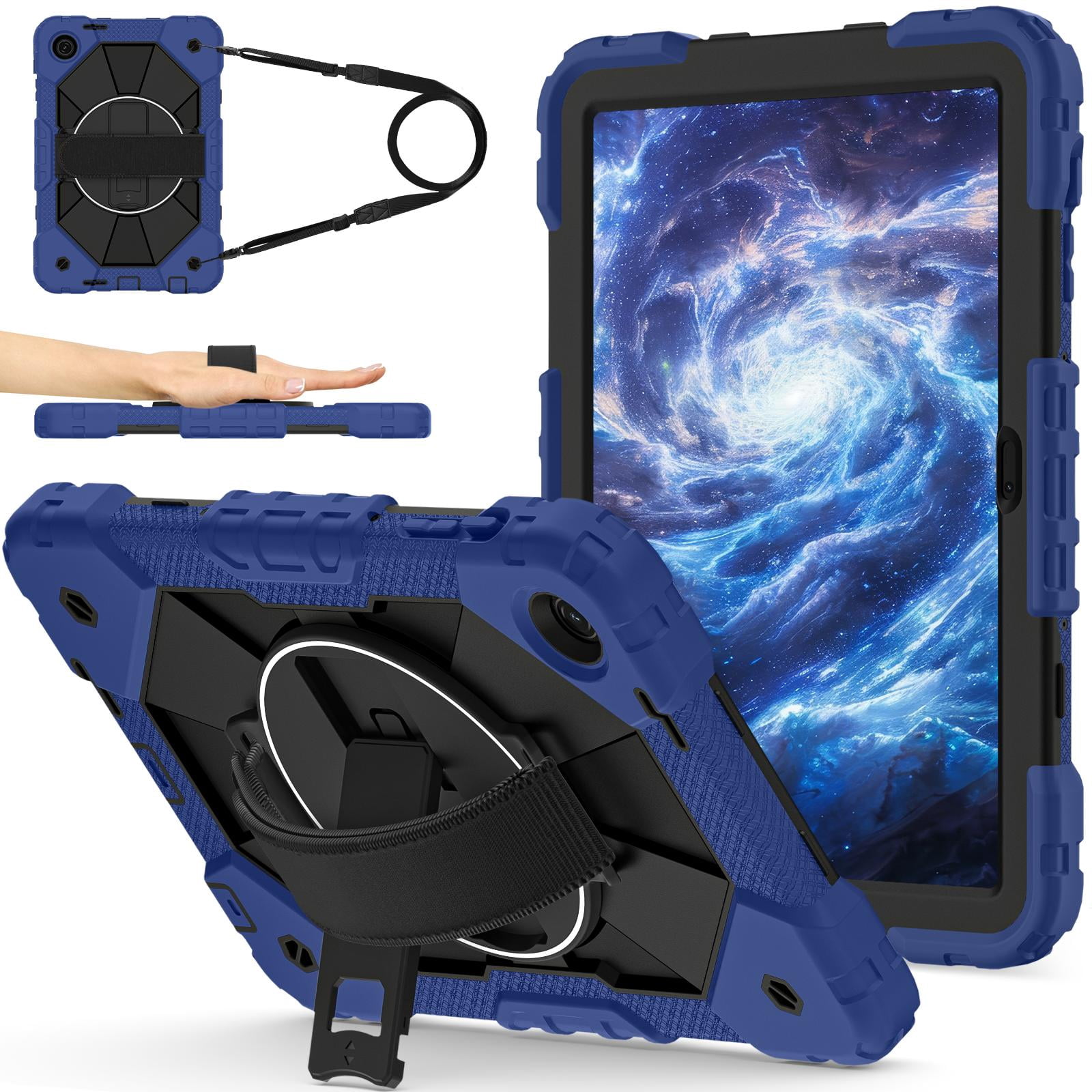 ELEHOLD Rugged Hybrid Case for T-Mobile Revvl Tab 2 2025 10.1-inch,with ...