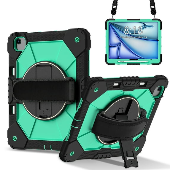 ELEHOLD Rugged Hybrid Case For iPad Air 13-inch M3 (2025) / M2 (2024 ...