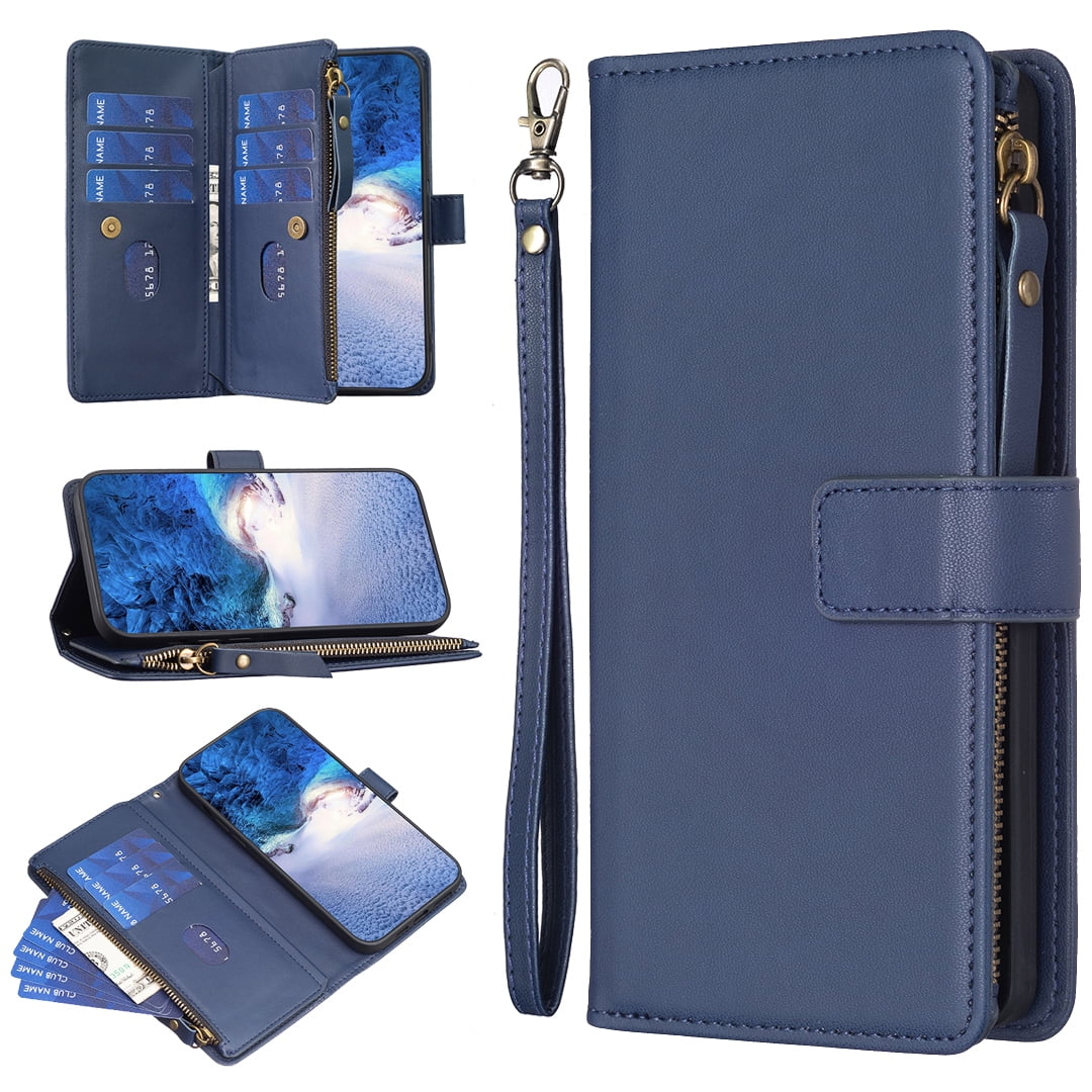 ELEHOLD for Samsung Galaxy S22 Ultra Magnetic Wallet Case, RFID ...