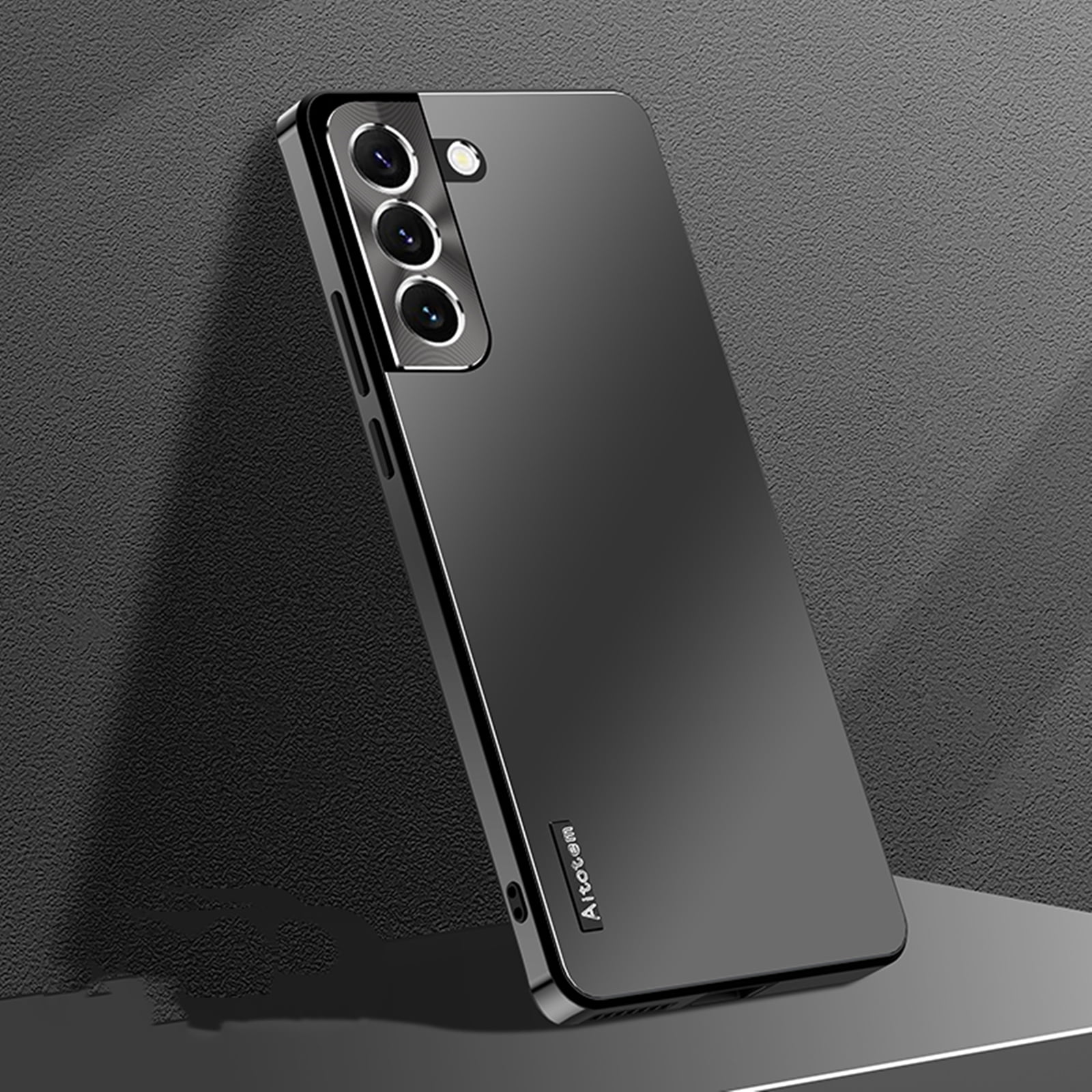 ELEHOLD for Samsung Galaxy S23 Slim Case, Aluminum Metal Frame All ...