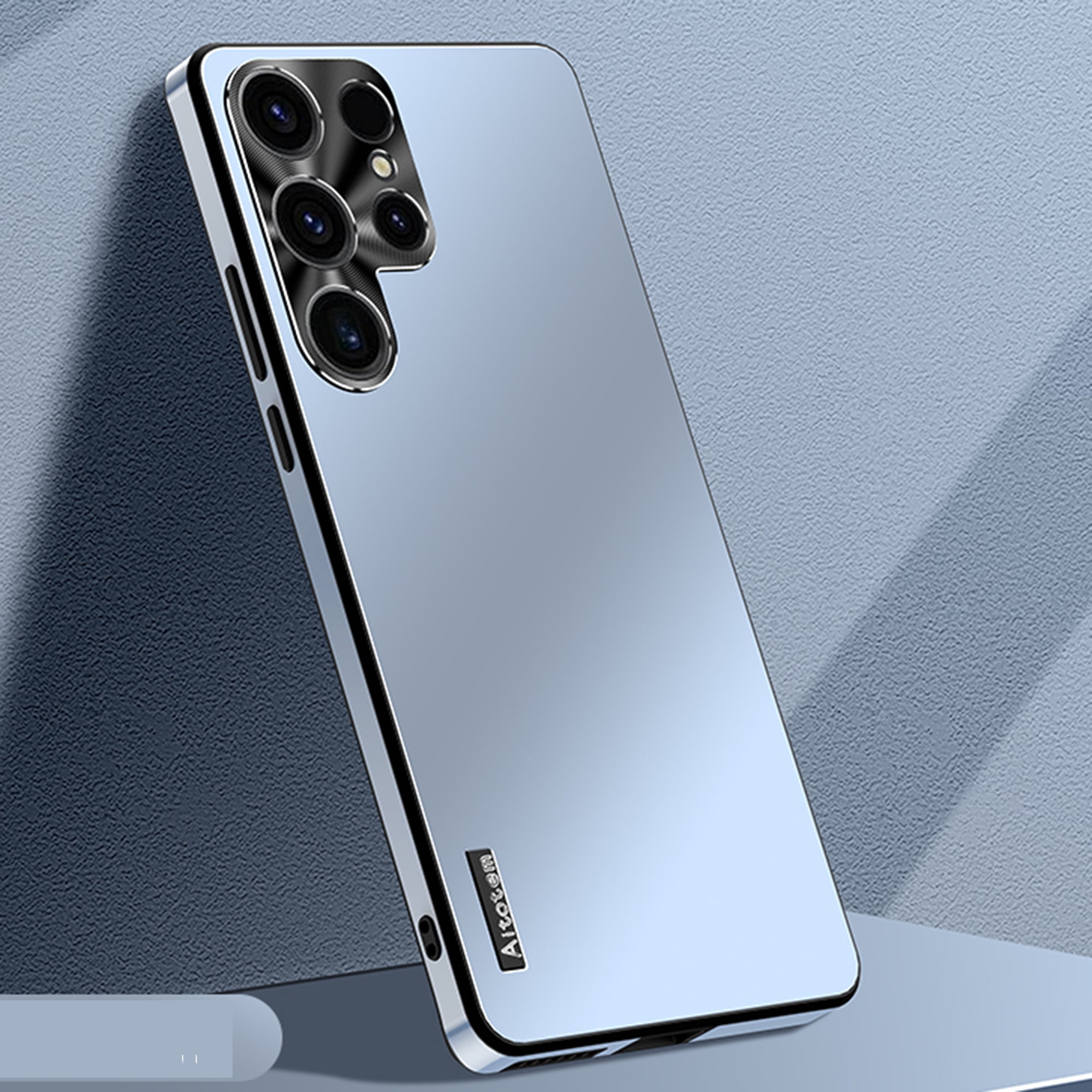 ELEHOLD for Samsung Galaxy S24 Slim Case, Aluminum Metal Frame All ...