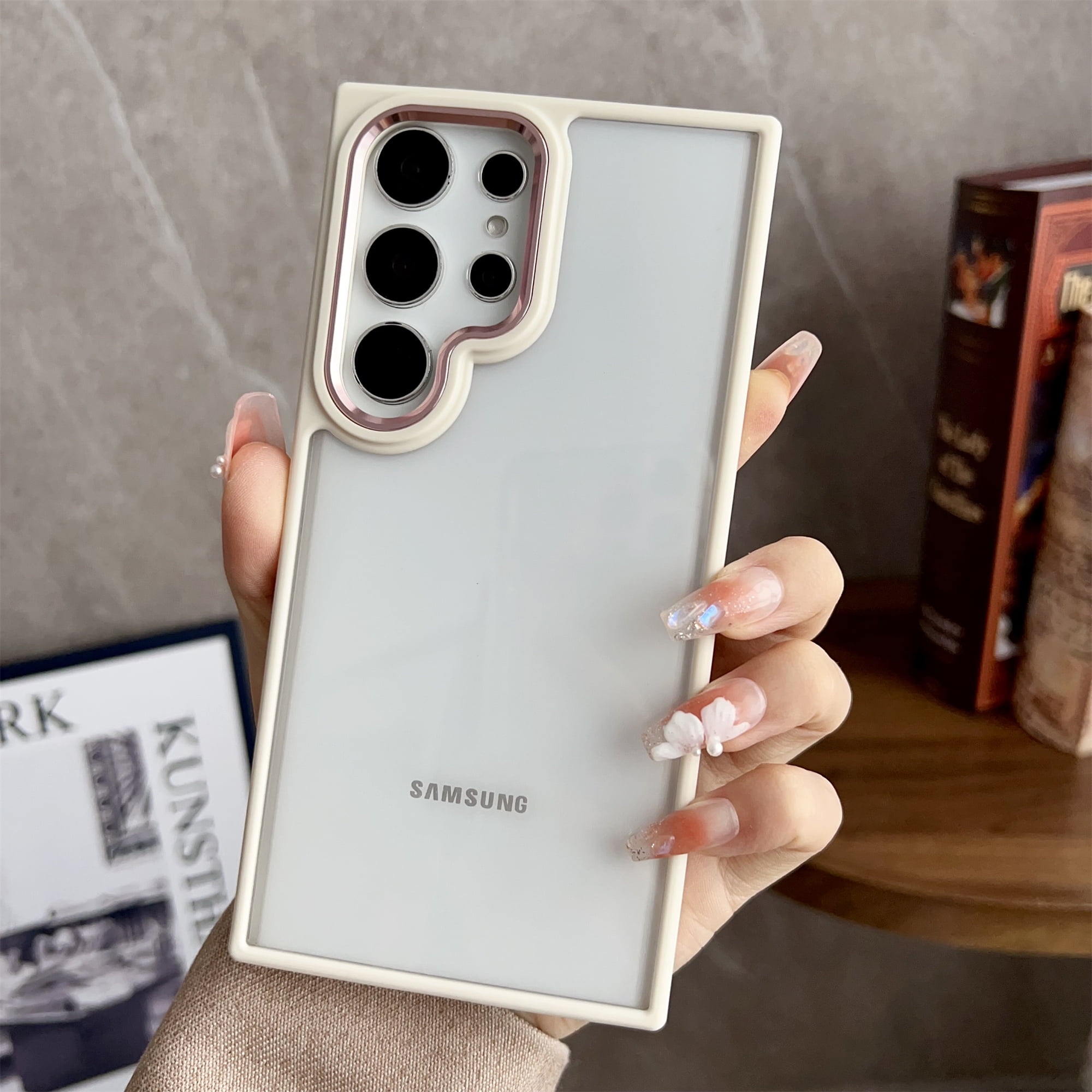 ELEHOLD for Samsung Galaxy S24 Ultra Clear Case,HD Transparent Clear ...