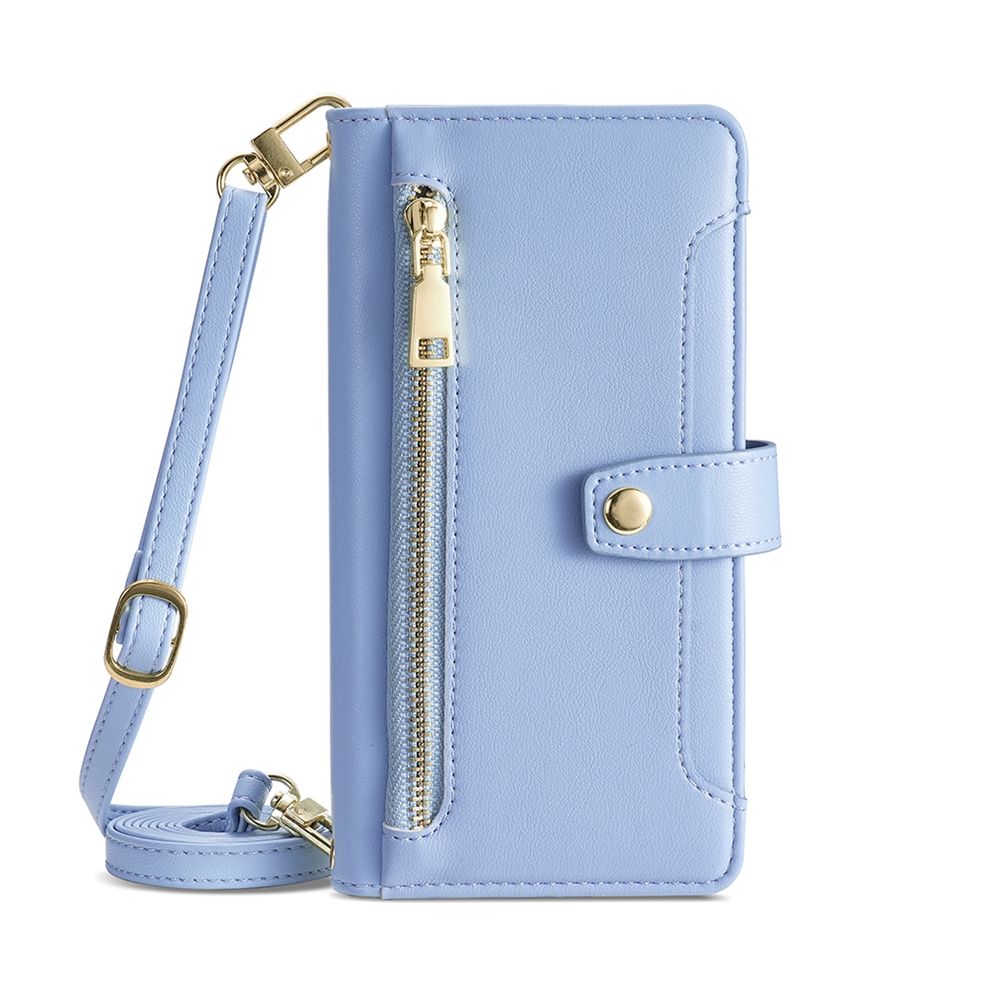 ELEHOLD for Samsung Galaxy S24 Wallet Case Crossbody, Zipper Phone Case ...