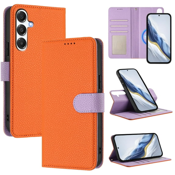 ELEHOLD For Samsung Galaxy S25+ Flip Wallet Case, 2-in-1 Detachable ...