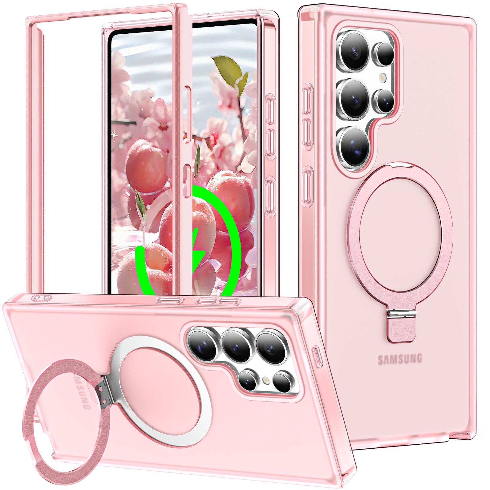 ELEHOLD for Samsung Galaxy S25 Ultra Magnetic Case,Compatible with Mag ...